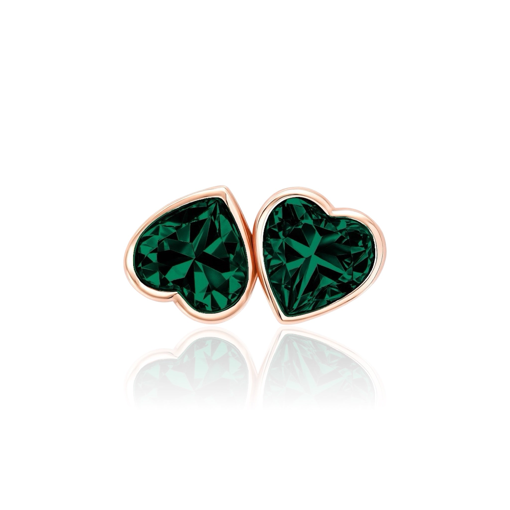 Amore Double Signet Ring – Zambian Green Emerald – ATLAS CARRÉ