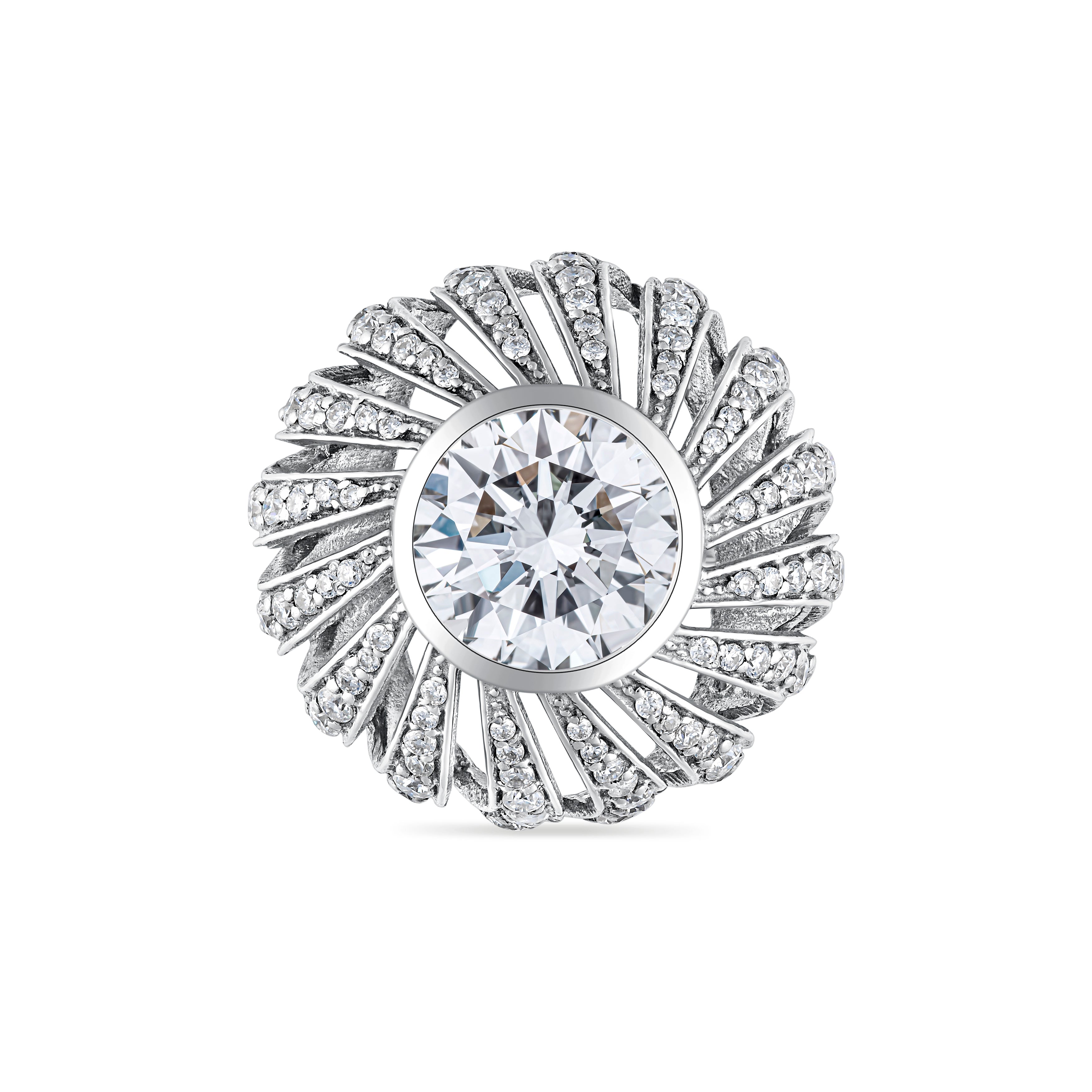 Forma Pasha Ring – White Diamond – ATLAS CARRÉ